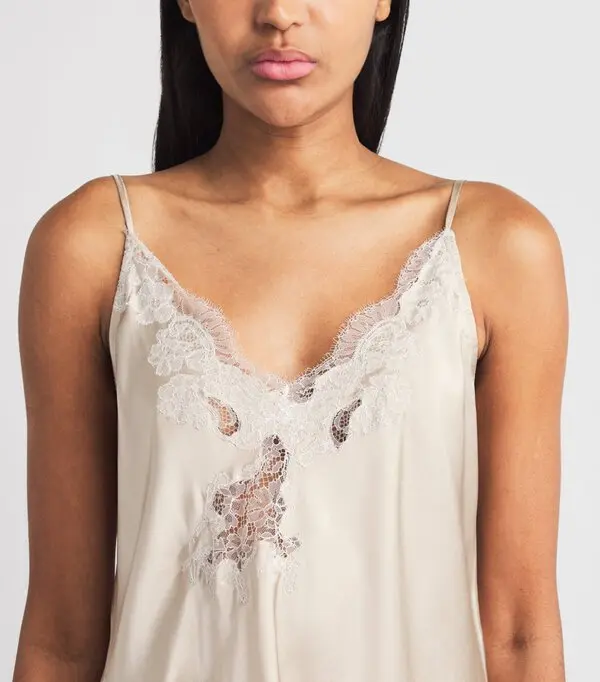 TORLOWEI Silk Lace Elsa Camisole