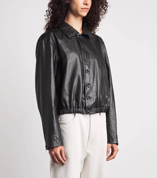 LEMAIRE Soft Leather Blouson Jacket