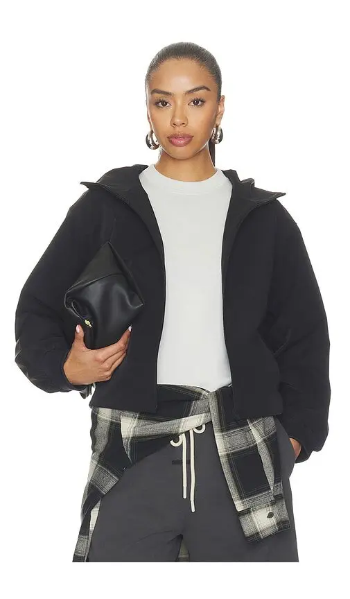 Fear Of God Full Zip Hooded Anorak Jacket In . Also - Black