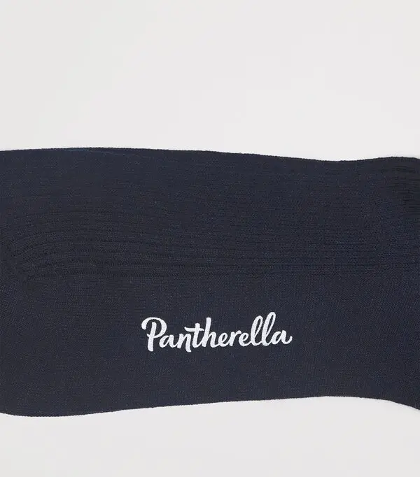 Pantherella Merino Wool-blend Ribbed Socks