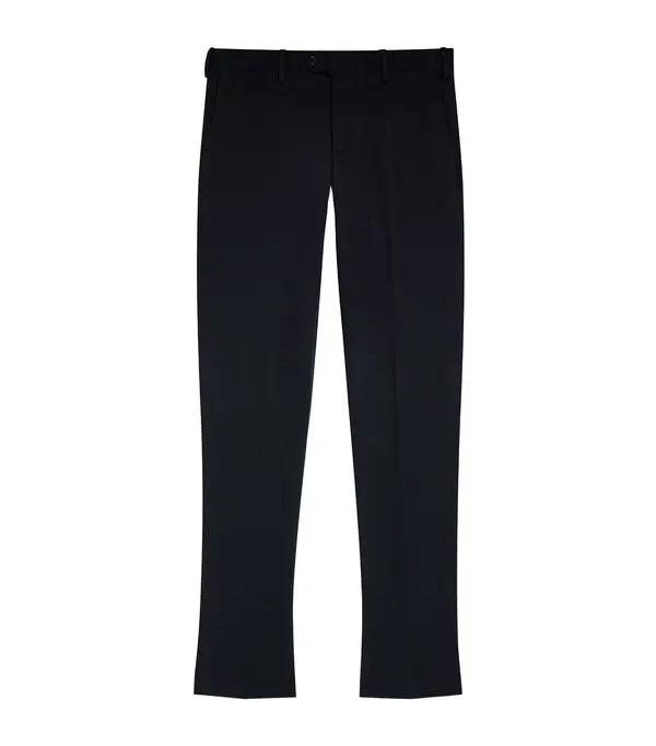 LARDINI Stretch-cotton Tailored Trousers