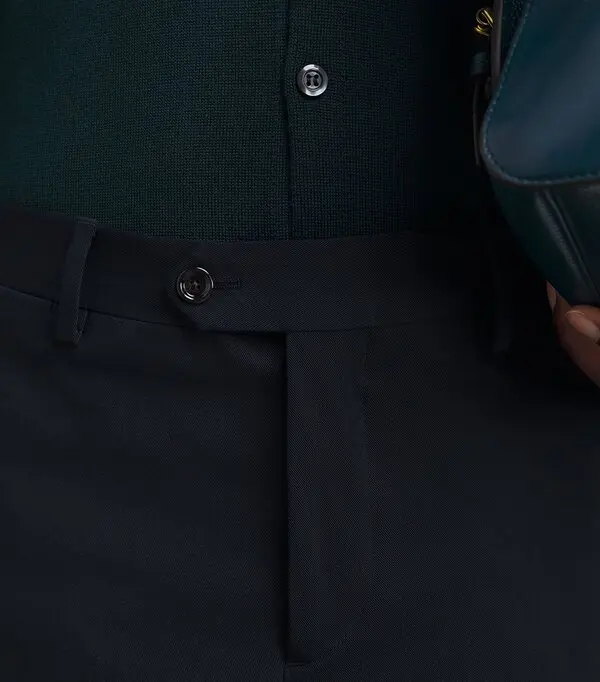 LARDINI Stretch-cotton Tailored Trousers