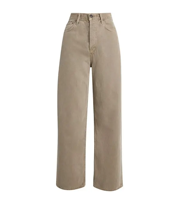 AGOLDE Ren Wide-leg Jeans - Brown
