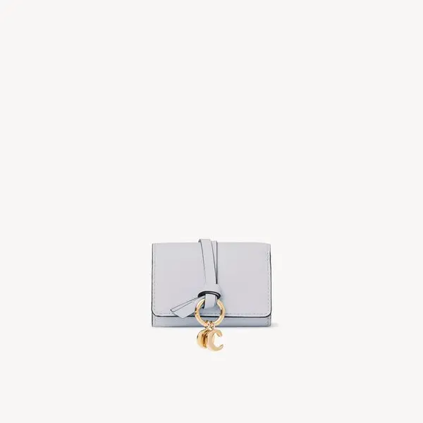 Chloé Alphabet Tri-fold Wallet - Light Cloud