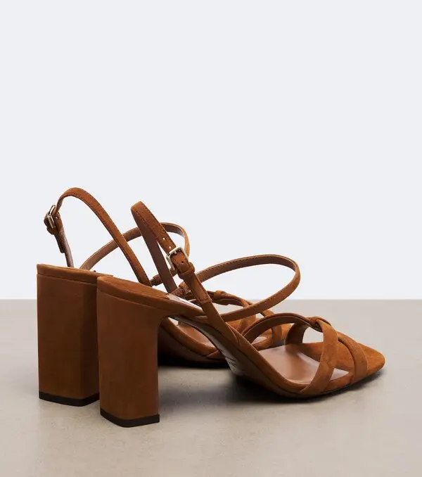 JIMMY CHOO Elsy Suede Slingback Sandals