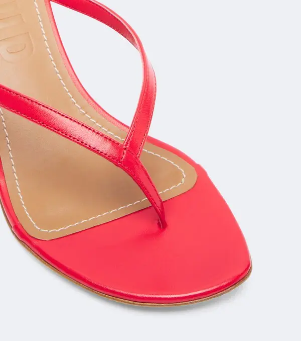 Staud Freja Leather Thong Sandals