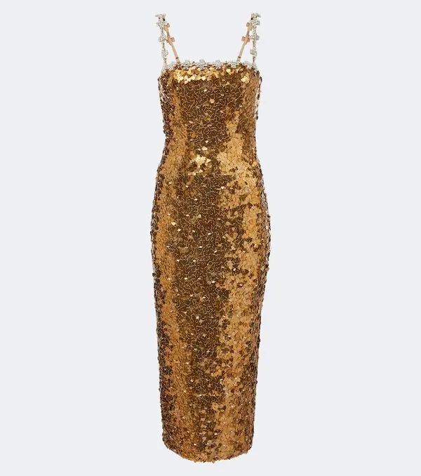 Rachel Gilbert Karter Sequined Cocktail Dress