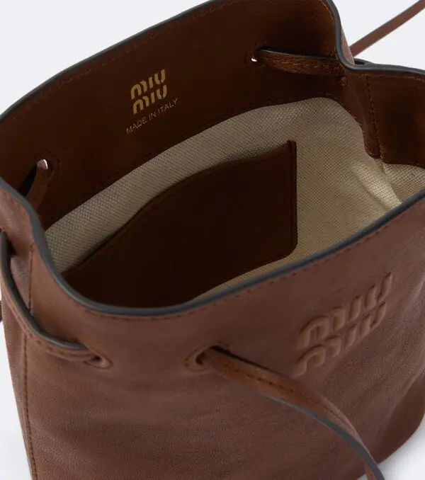 Miu Miu Mini Leather Shoulder Bag