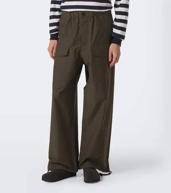 JW Anderson Cotton-blend Wide-leg Cargo Pants