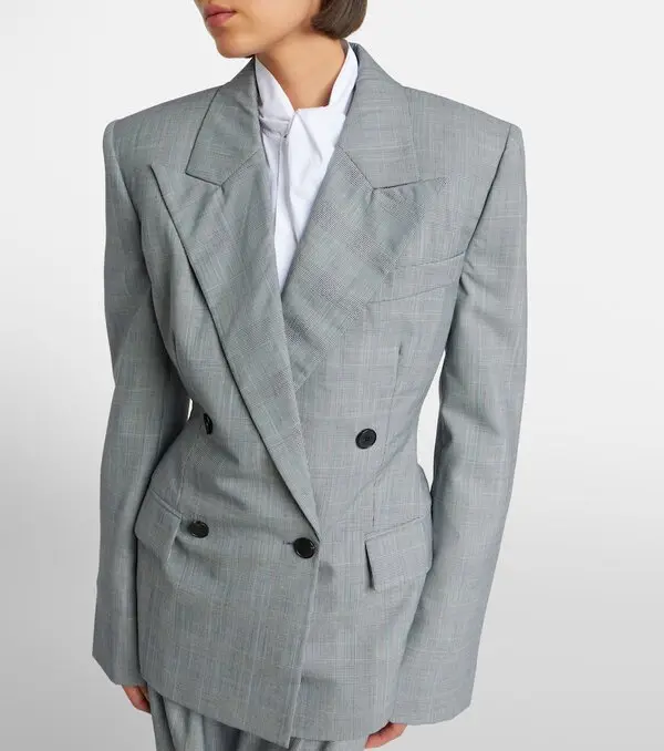 Givenchy Checked Wool Jacket