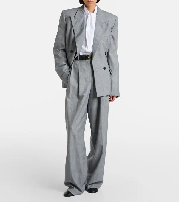 Givenchy Checked Wool Jacket