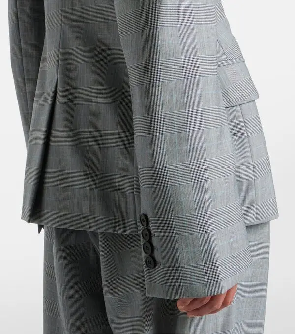 Givenchy Checked Wool Jacket