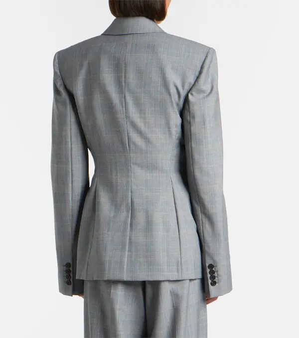 Givenchy Checked Wool Jacket