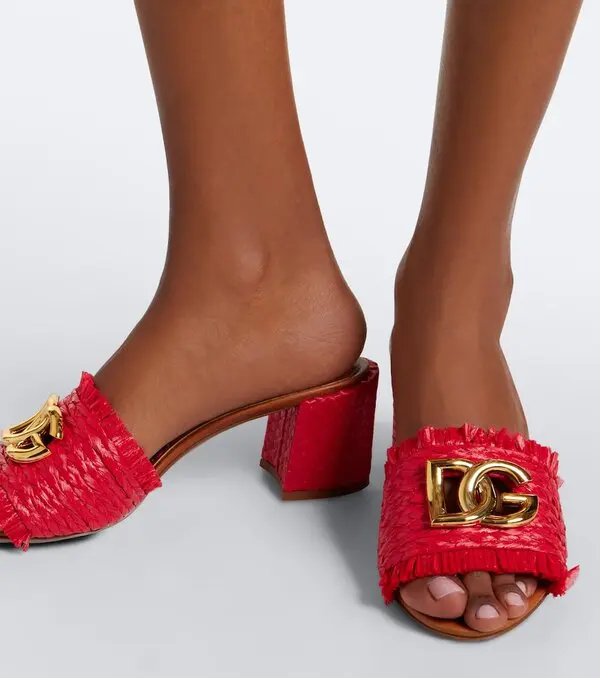 Dolce & Gabbana Dg Woven Mules
