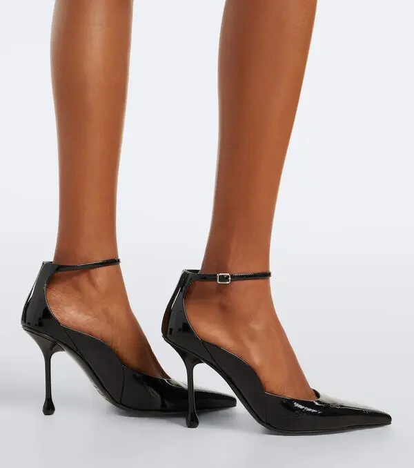 JIMMY CHOO Quinci Leather Pumps