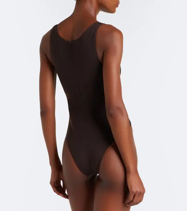 Alex Perry Gathered Mesh Bodysuit