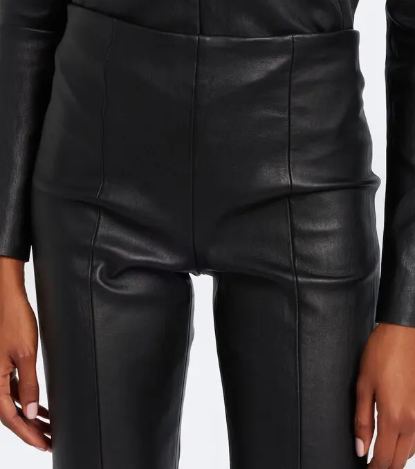 Stouls Gege Leather Flared Pants