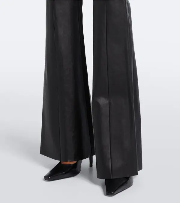 Stouls Gege Leather Flared Pants