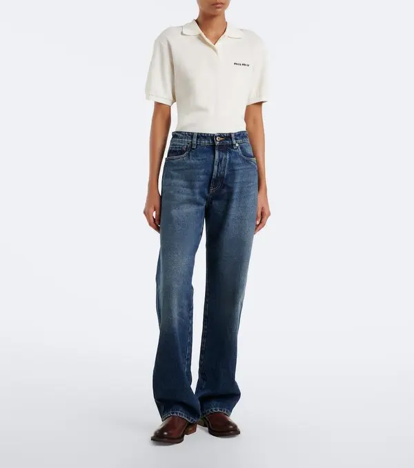 Miu Miu Wide-leg Jeans