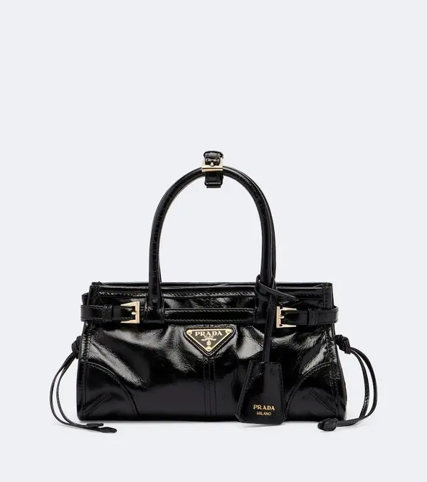Prada Bonnie Mini Leather Top-handle Bag