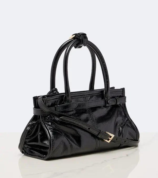 Prada Bonnie Mini Leather Top-handle Bag