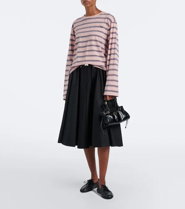 Prada Bonnie Mini Leather Top-handle Bag