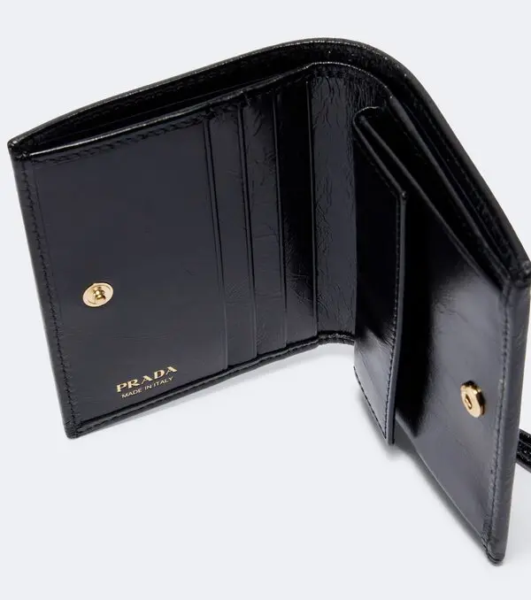 Prada Logo Leather Wallet