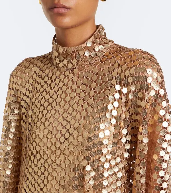 TALLER MARMO Deserto Sequined Kaftan