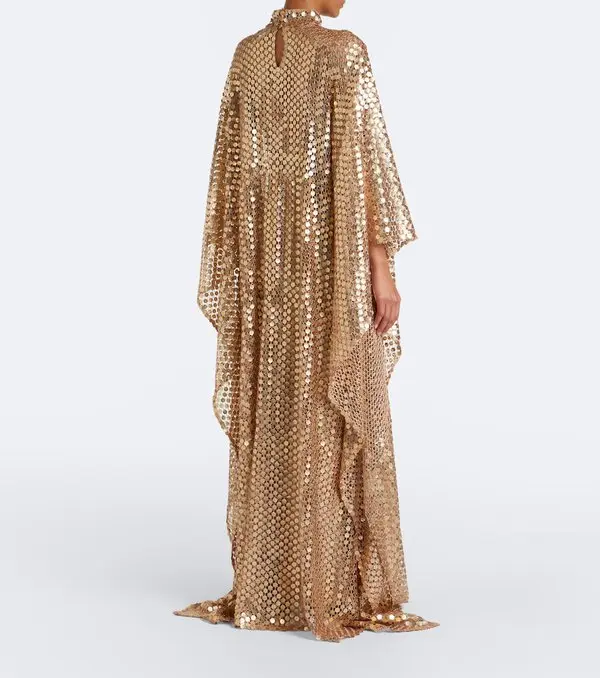TALLER MARMO Deserto Sequined Kaftan