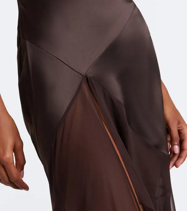 Alex Perry Halterneck Silk Gown