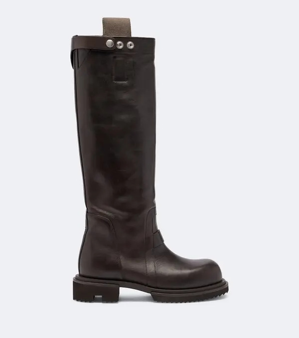 Rick Owens Gabe Leather Knee-high Boots