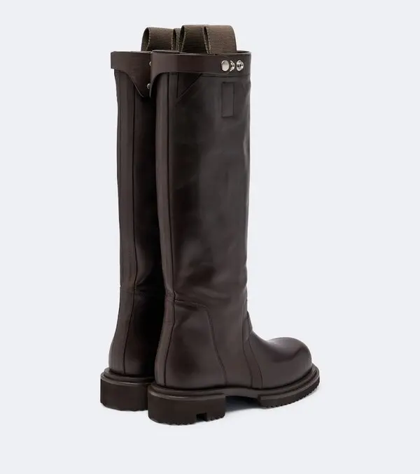 Rick Owens Gabe Leather Knee-high Boots