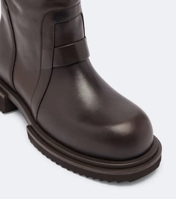 Rick Owens Gabe Leather Knee-high Boots