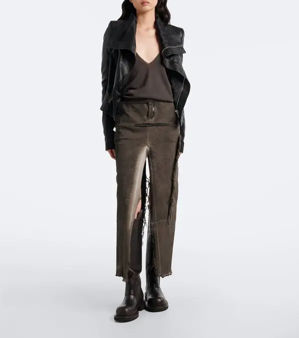 Rick Owens Gabe Leather Knee-high Boots