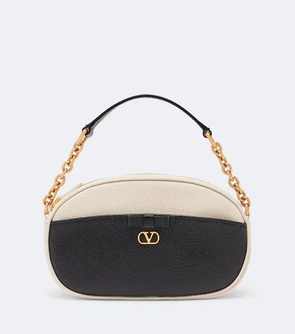Valentino Garavani Vlogo Mini Leather Top-handle Bag