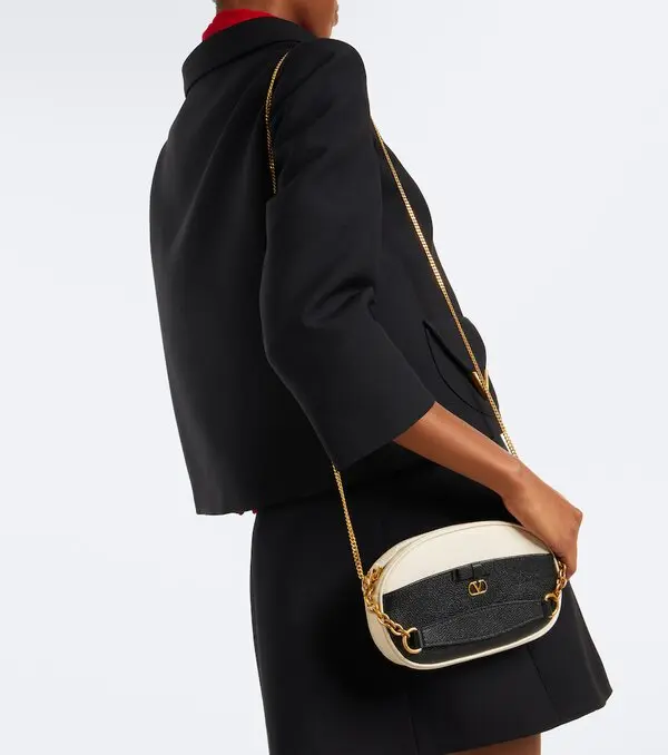 Valentino Garavani Vlogo Mini Leather Top-handle Bag