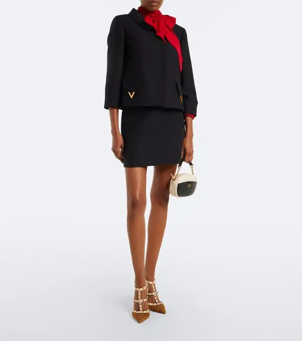 Valentino Garavani Vlogo Mini Leather Top-handle Bag