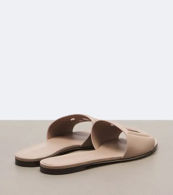 Dolce & Gabbana Dg Leather Slides