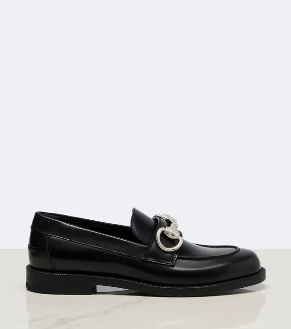 Gucci Leather Penny Loafers