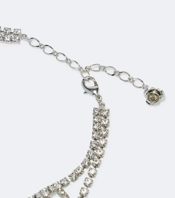 Magda Butrym Embellished Choker With Floral Appliques