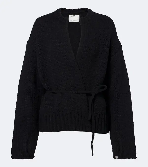 Extreme Cashmere N°384 Ginza Cashmere Wrap Cardigan