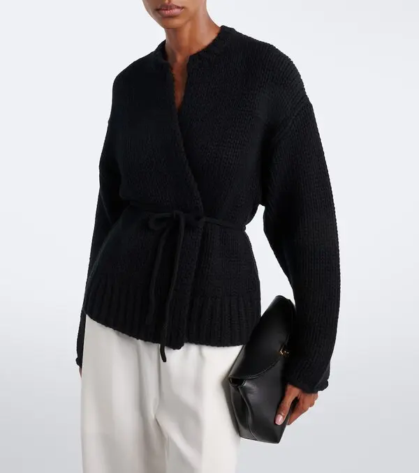 Extreme Cashmere N°384 Ginza Cashmere Wrap Cardigan