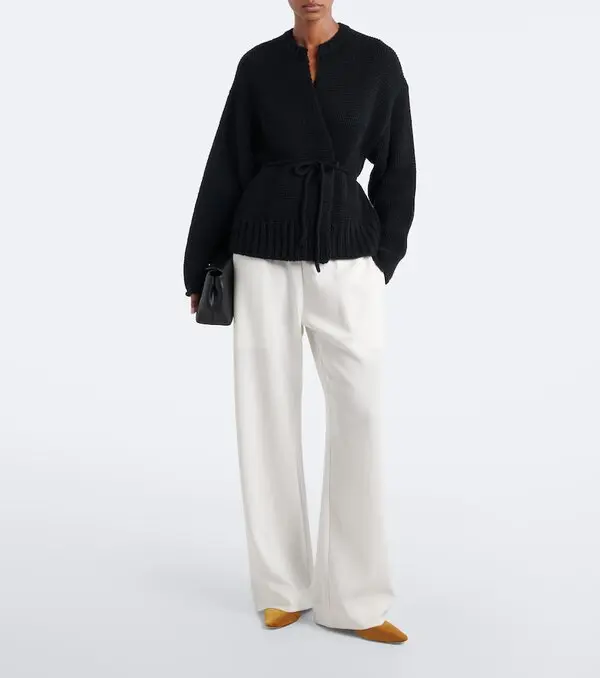 Extreme Cashmere N°384 Ginza Cashmere Wrap Cardigan
