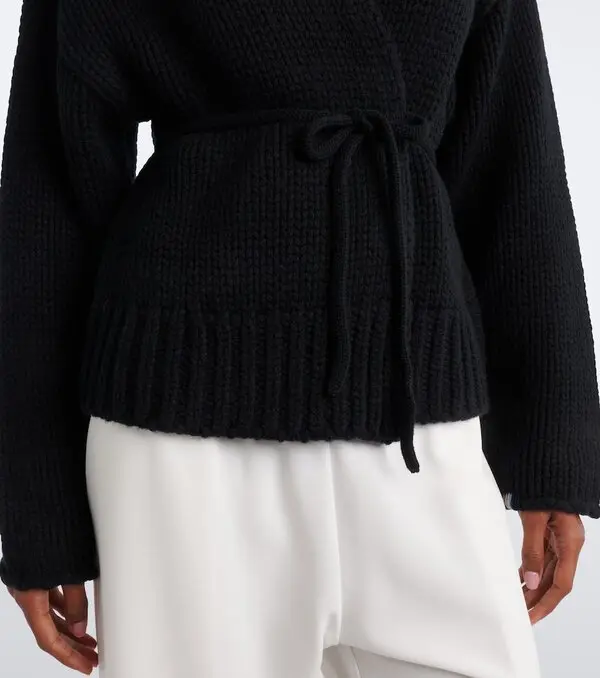 Extreme Cashmere N°384 Ginza Cashmere Wrap Cardigan