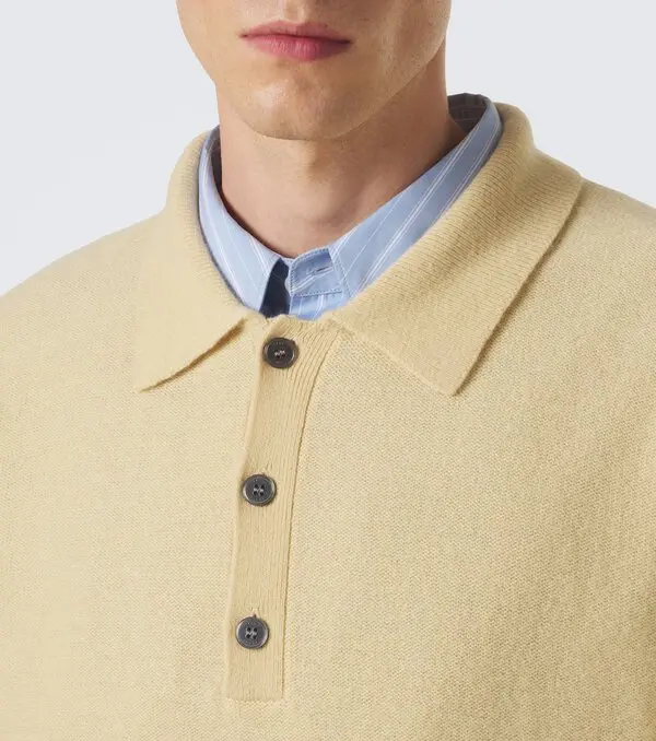 FRAME Wool Polo Sweater