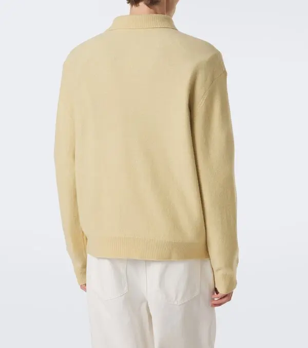 FRAME Wool Polo Sweater