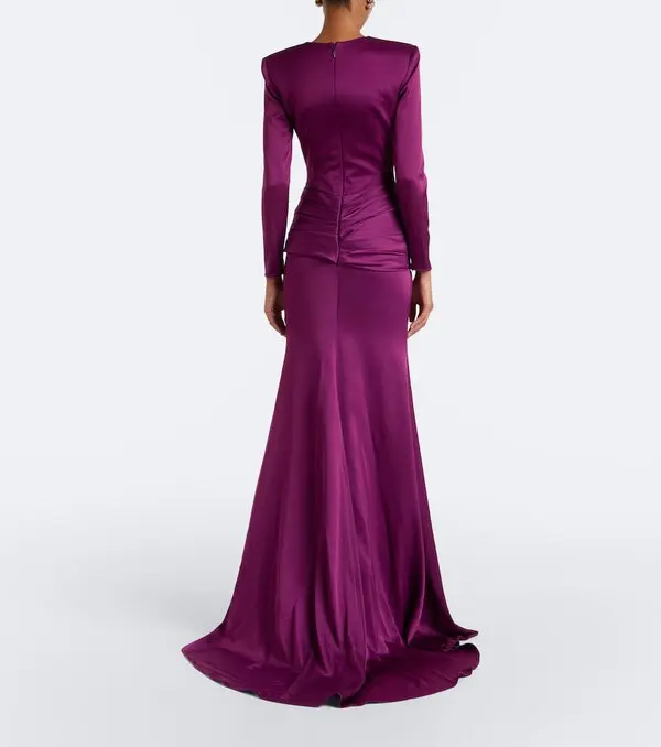 Alex Perry Satin Crepe Gown