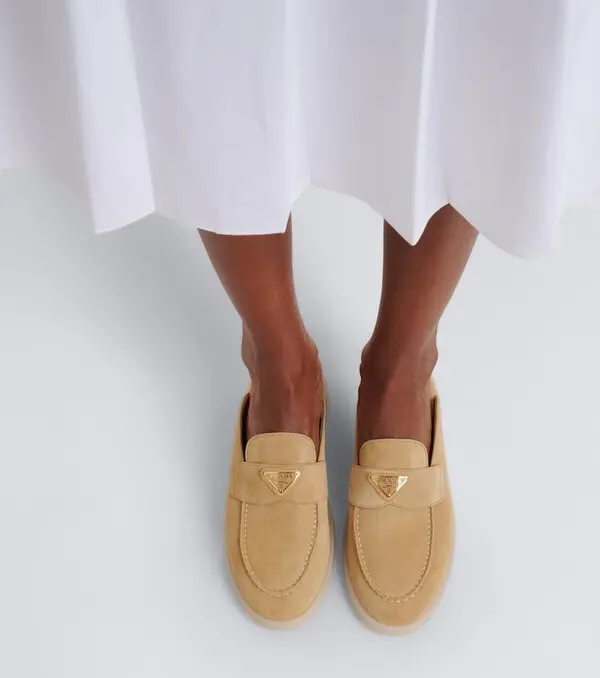 Prada Suede Mules
