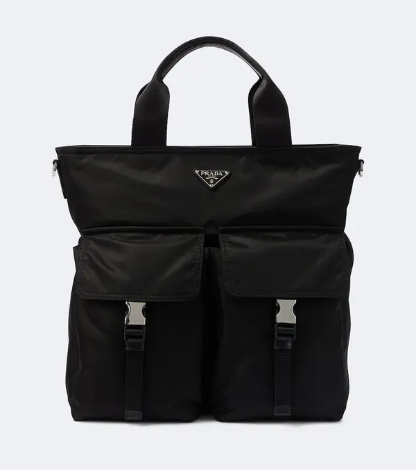 Prada Explore Re-nylon Tote Bag - Black