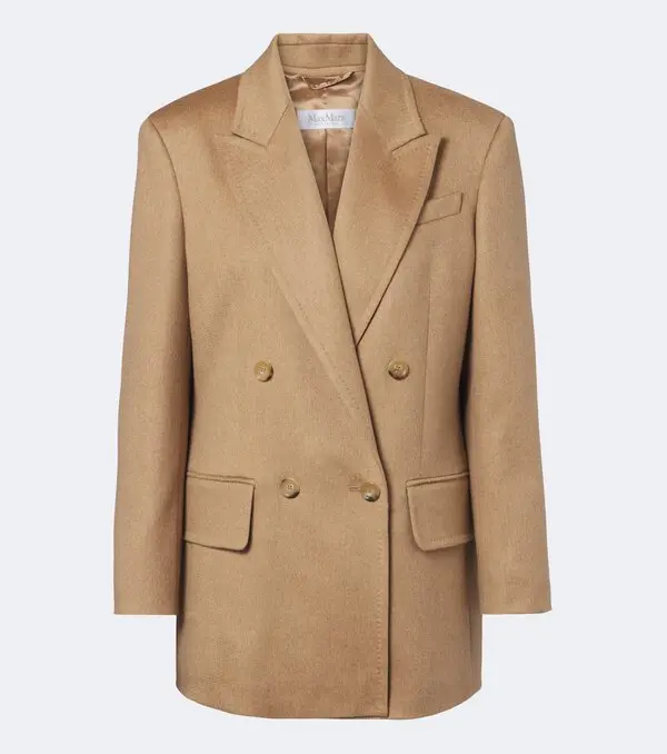 Max Mara Olimpia Camel Hair Blazer - Beige